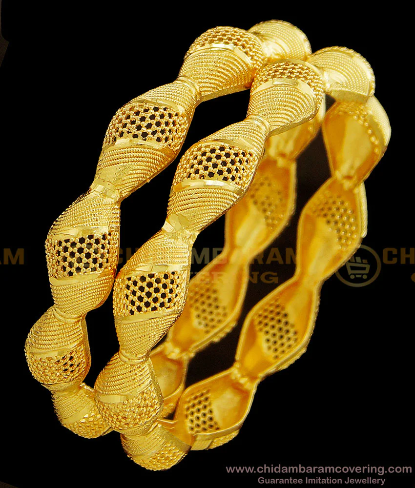 Buy Latest Bangles Design Gold Pattern Indian Imitation Bangles Online