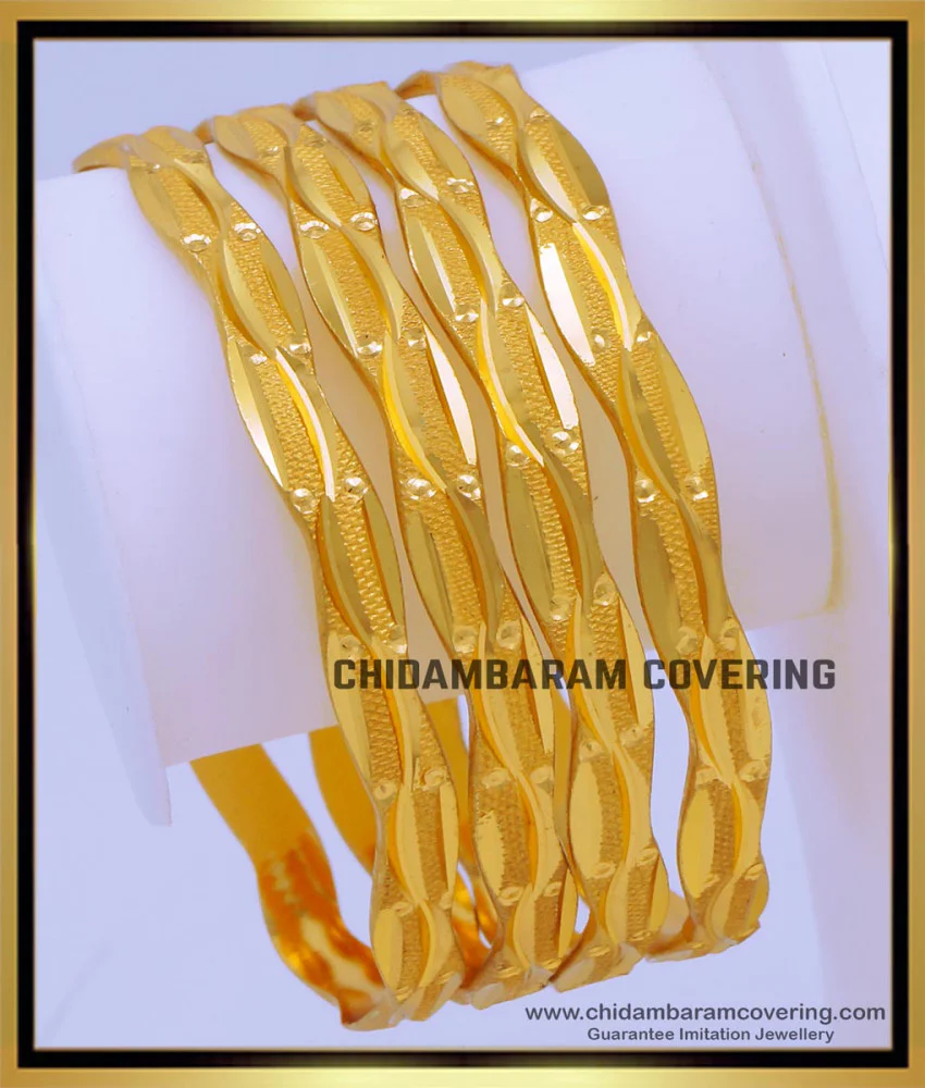Buy Gold Bangles Design Gold Plated Bangles for Daily Use