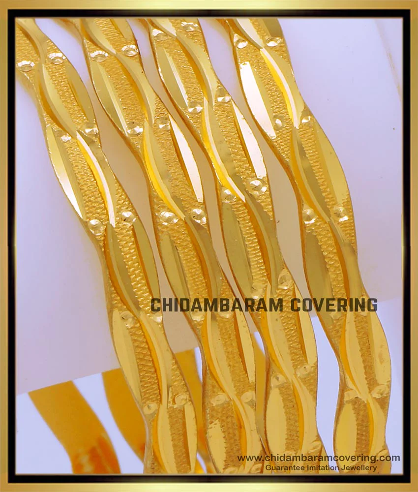 Buy Gold Bangles Design Gold Plated Bangles for Daily Use