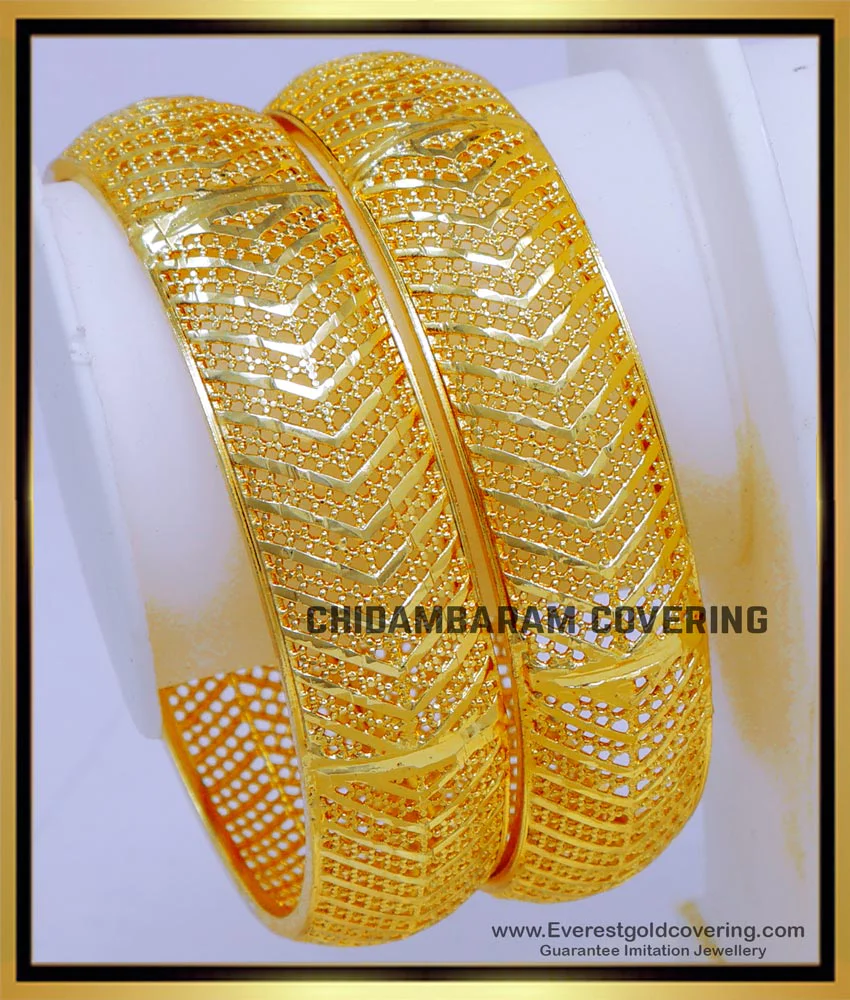 Buy Indian Wedding Gold Design Kada Bangles Set