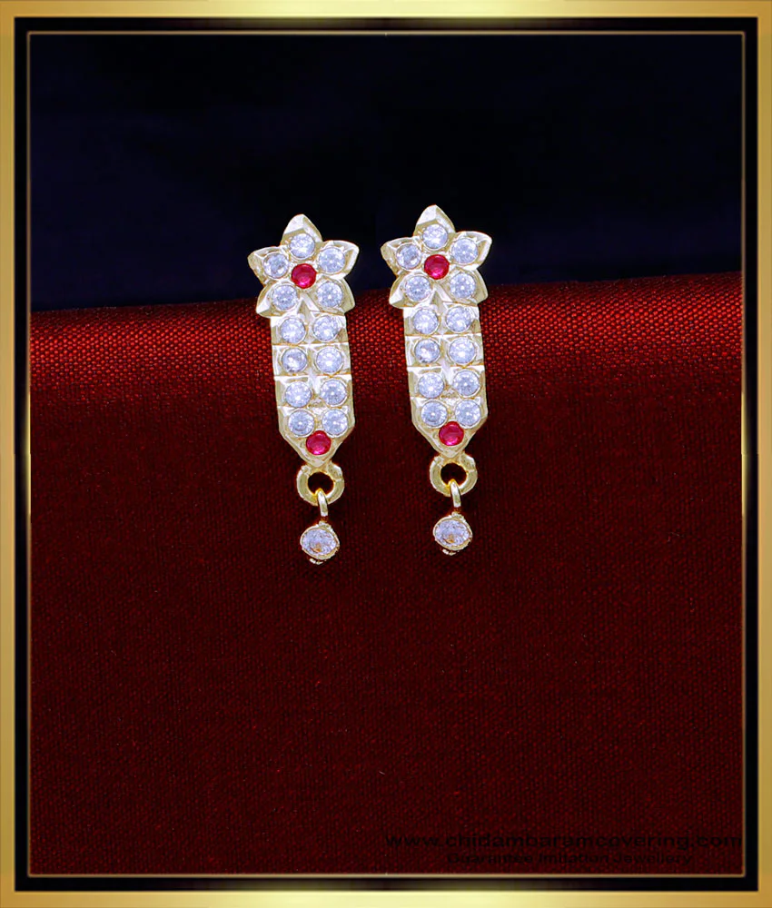 Buy Simple Daily Use White Stone Women Impon Kammal Design