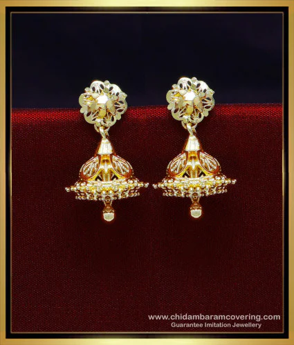 Buy Small South Indian Jhumka Earrings Daily Use Collections