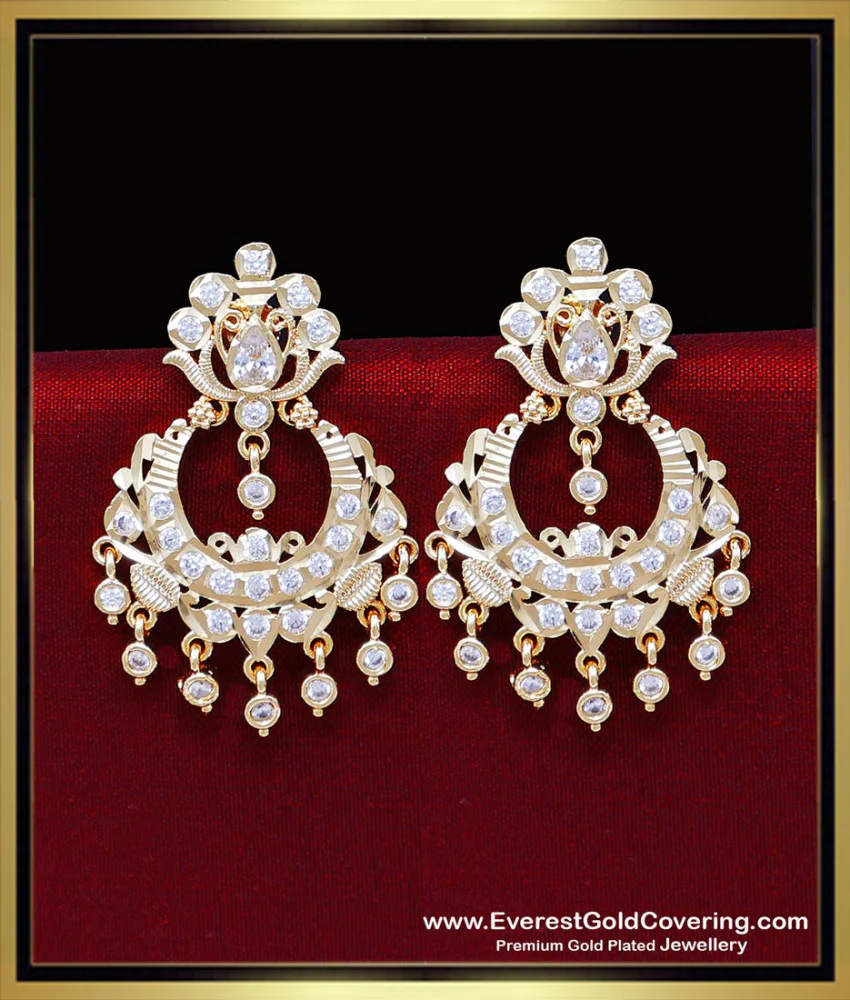 Chand Bali Lavanya Chandbali Gold Earring Earrings In New Design, HD