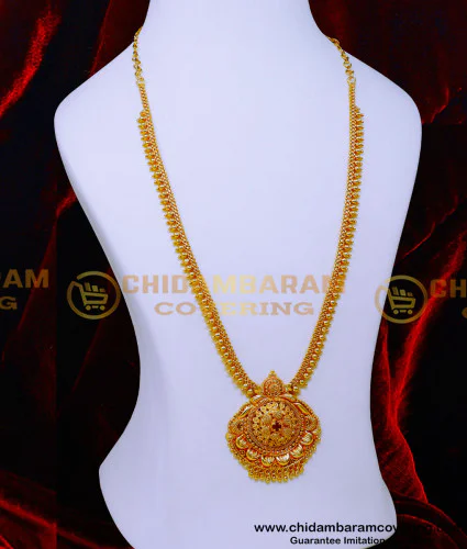 Buy Traditional South Indian Long Necklace Design Online