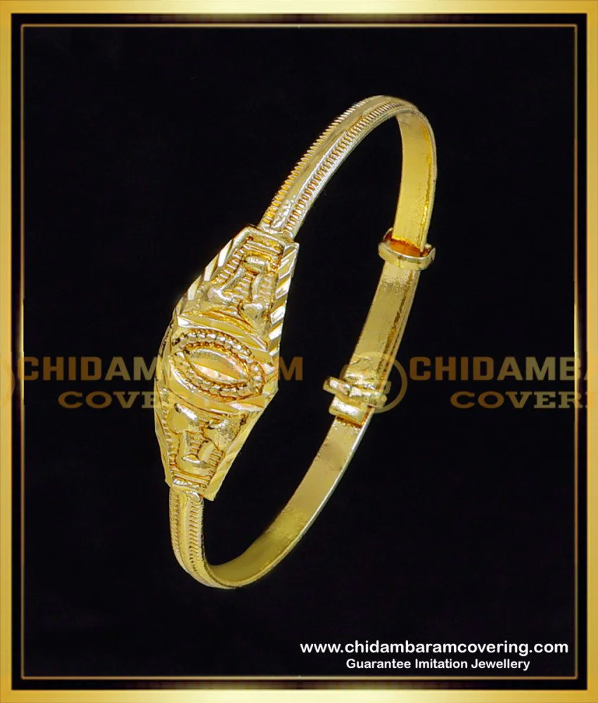 Buy 1 Gram Gold Baby Bangles Adjustable Design Online