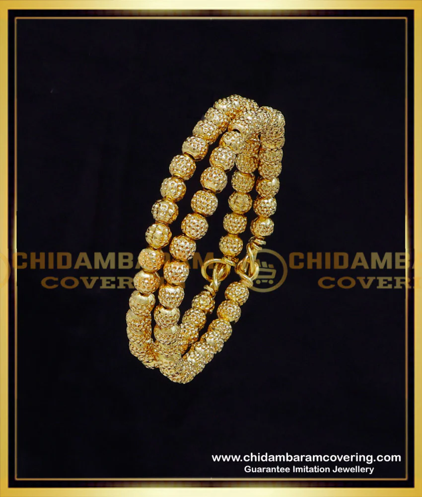 Buy 1 Gram Gold Daily Use Gold Beads Bracelet for Babies