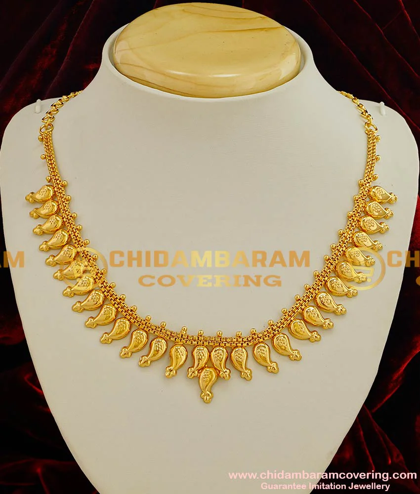 Buy Gold Plated Jewellery Traditional Manga (Mango) Necklace Design