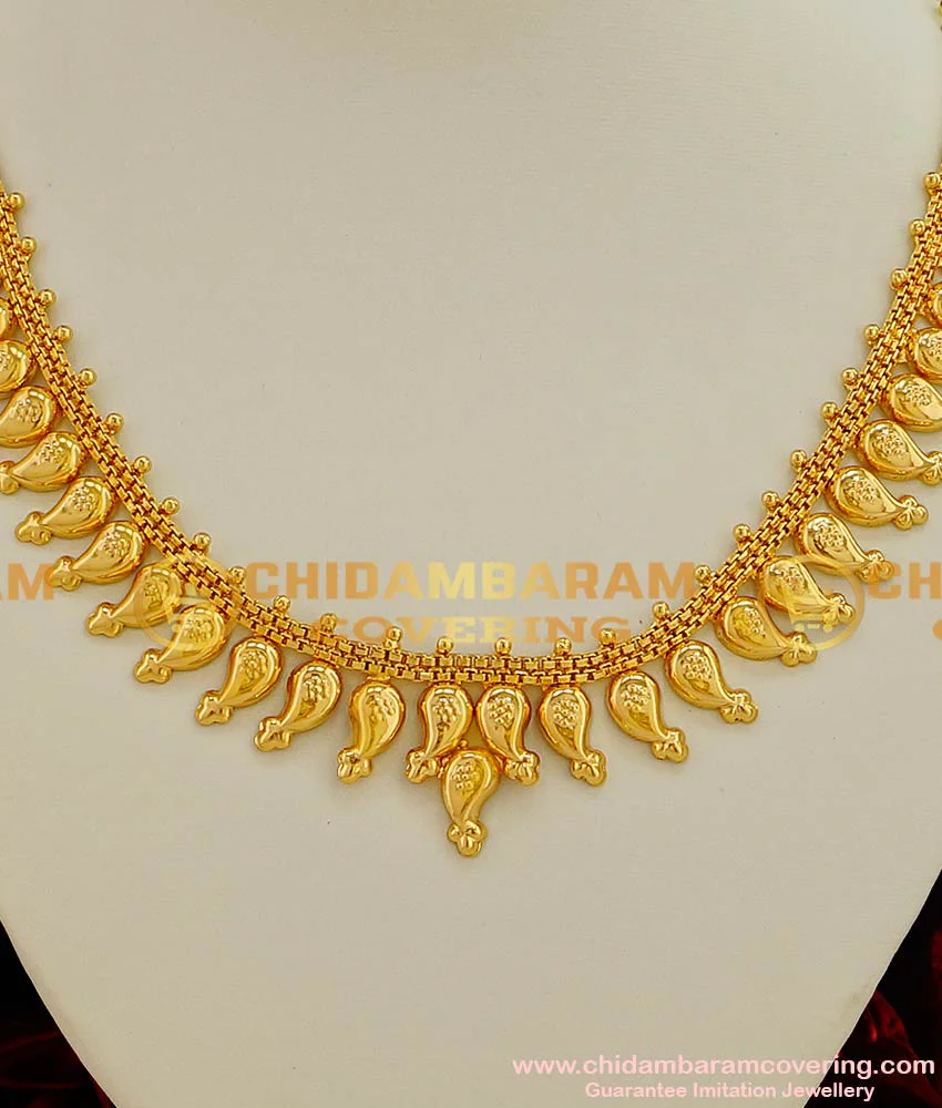 Buy Gold Plated Jewellery Traditional Manga (Mango) Necklace Design