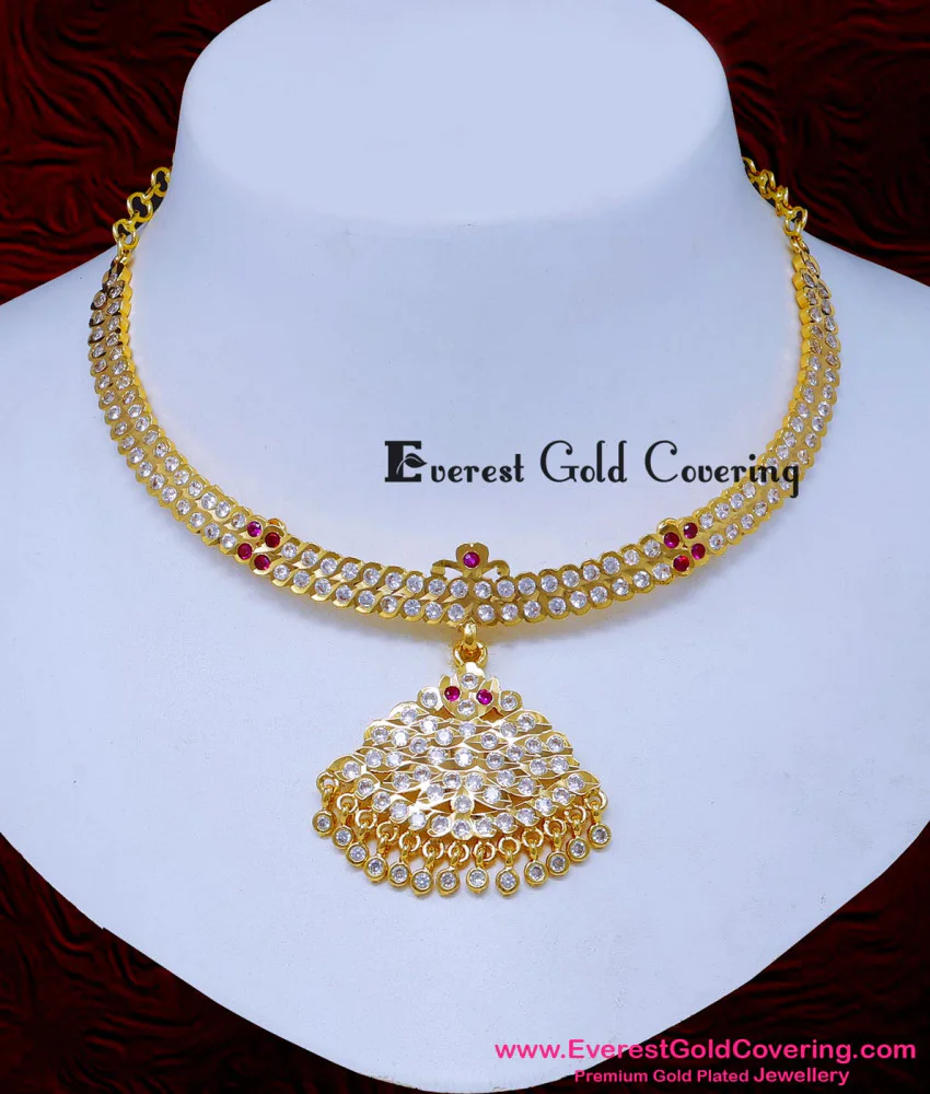 Buy Impon Traditional Old Model Attigai Necklace Designs
