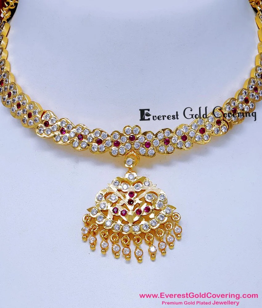 Buy Traditional Old Model Attigai Necklace Design Online India