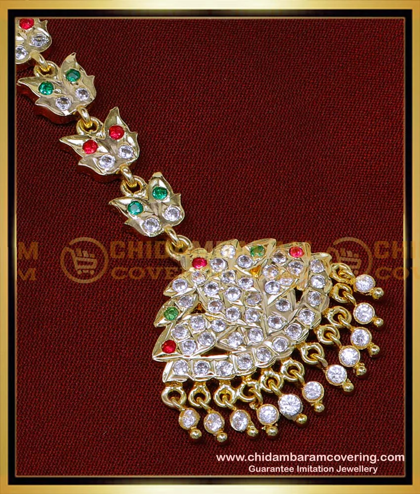 Buy Wedding Maang Tikka Designs Stone Matha Patti for Bride